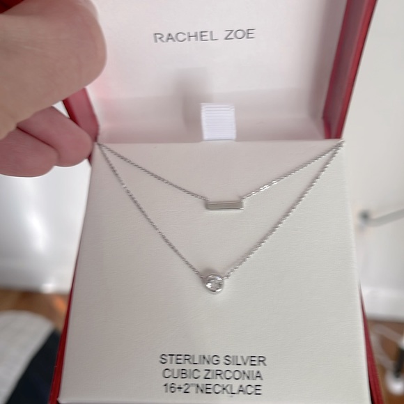 Rachel Zoe | Jewelry | Rachel Zoe 925 Sterling Cz Silver Tone ...